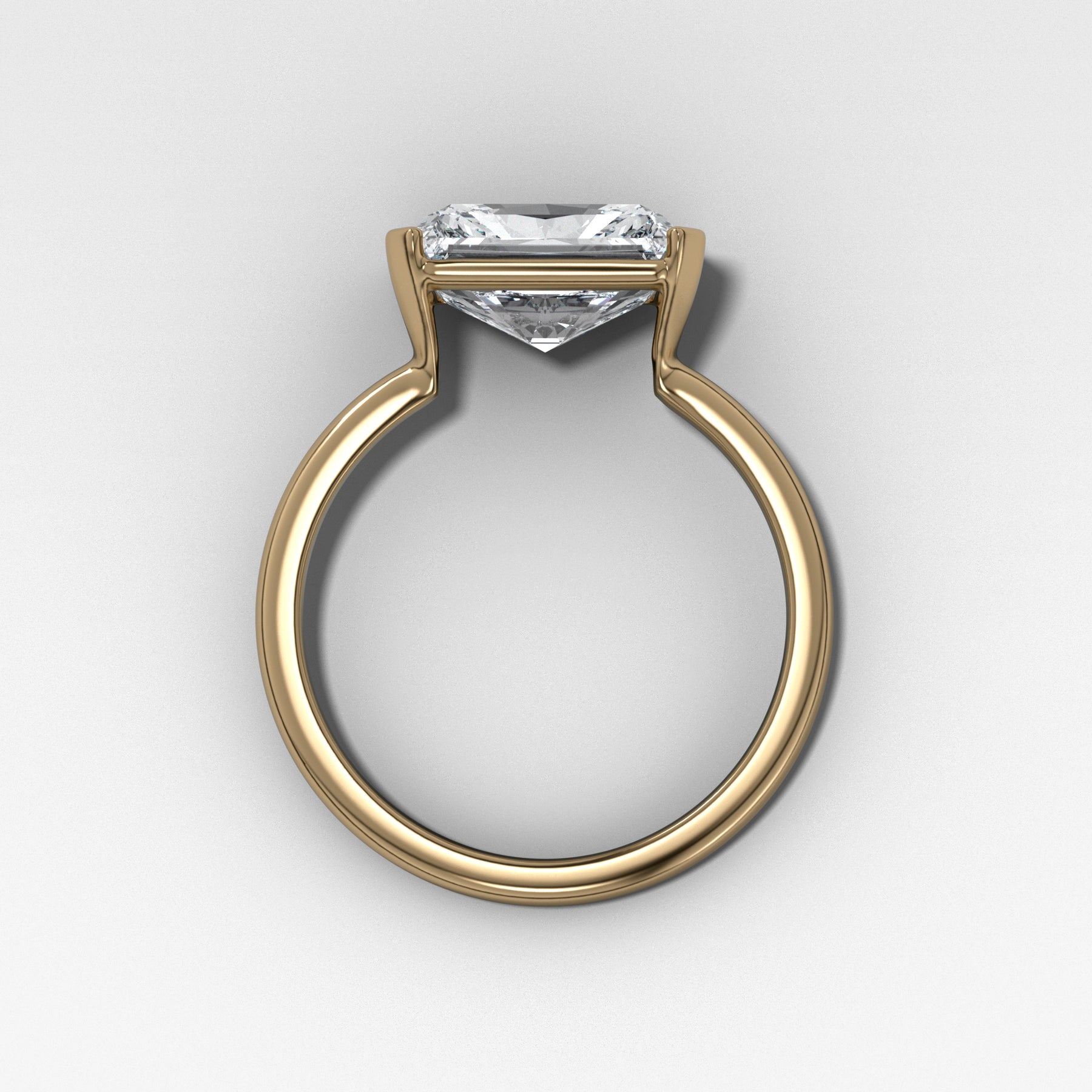 Horizontal Engagement Rings: East West Style | GoodStone