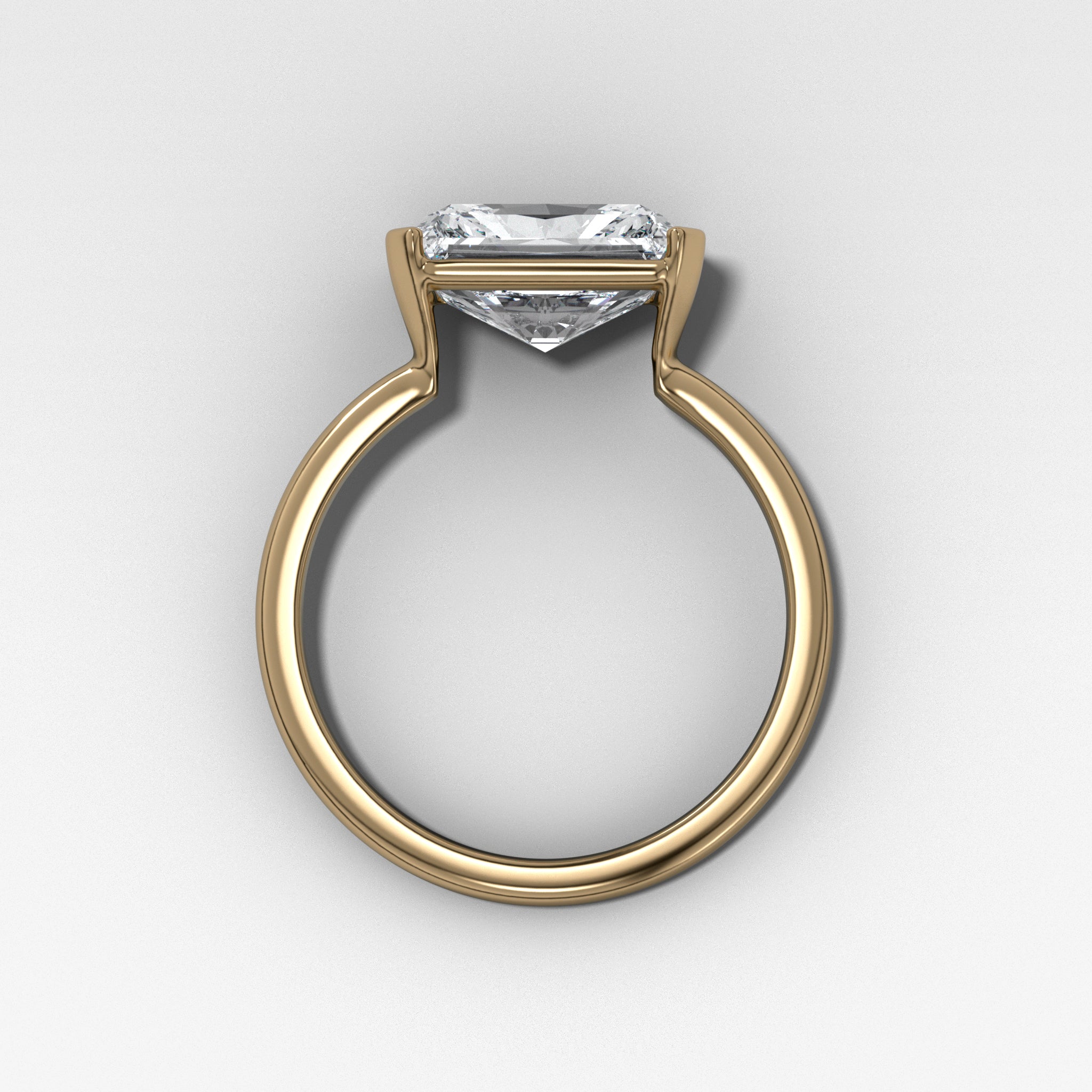 Horizontal Engagement Rings: East West Style | GoodStone