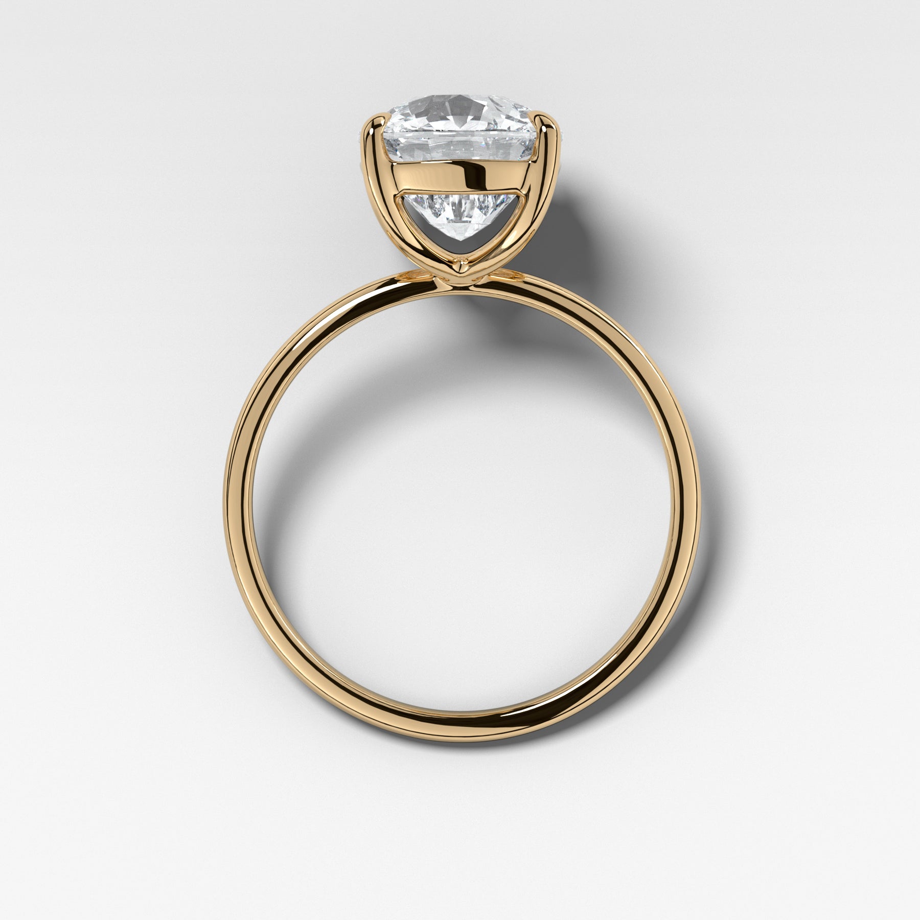 Cushion Cut Diamond Engagement Rings | GoodStone Tagged "Solitaire"