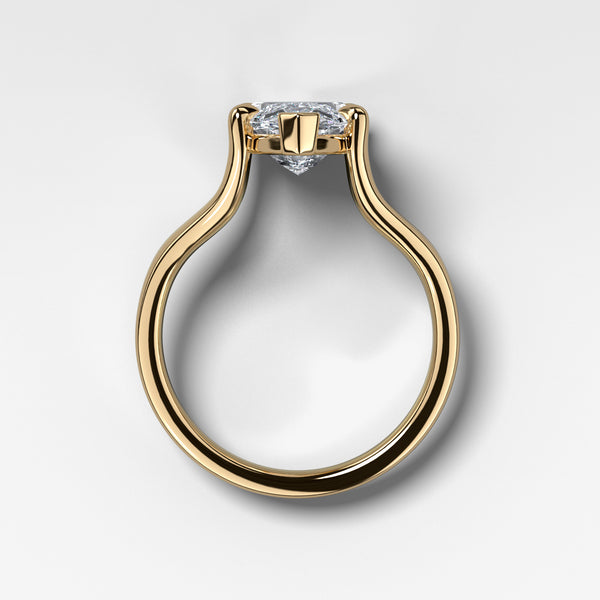 Split Shank Solitaire Engagement Ring with Marquise Cut Diamond | GoodStone