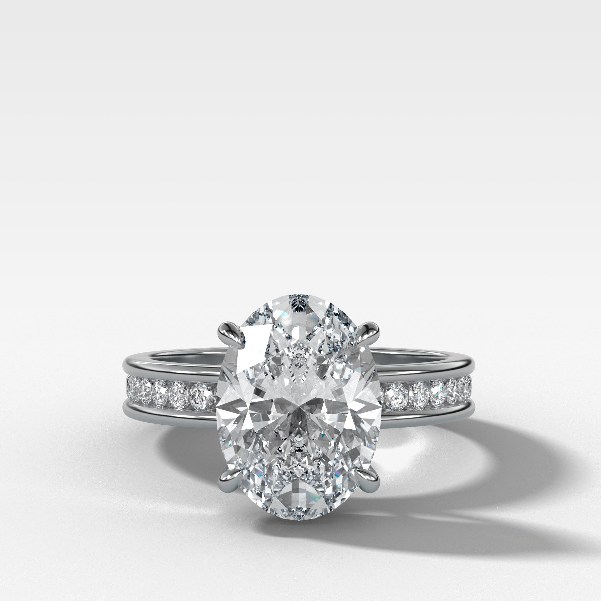Channel Set Engagement Rings - GOODSTONE