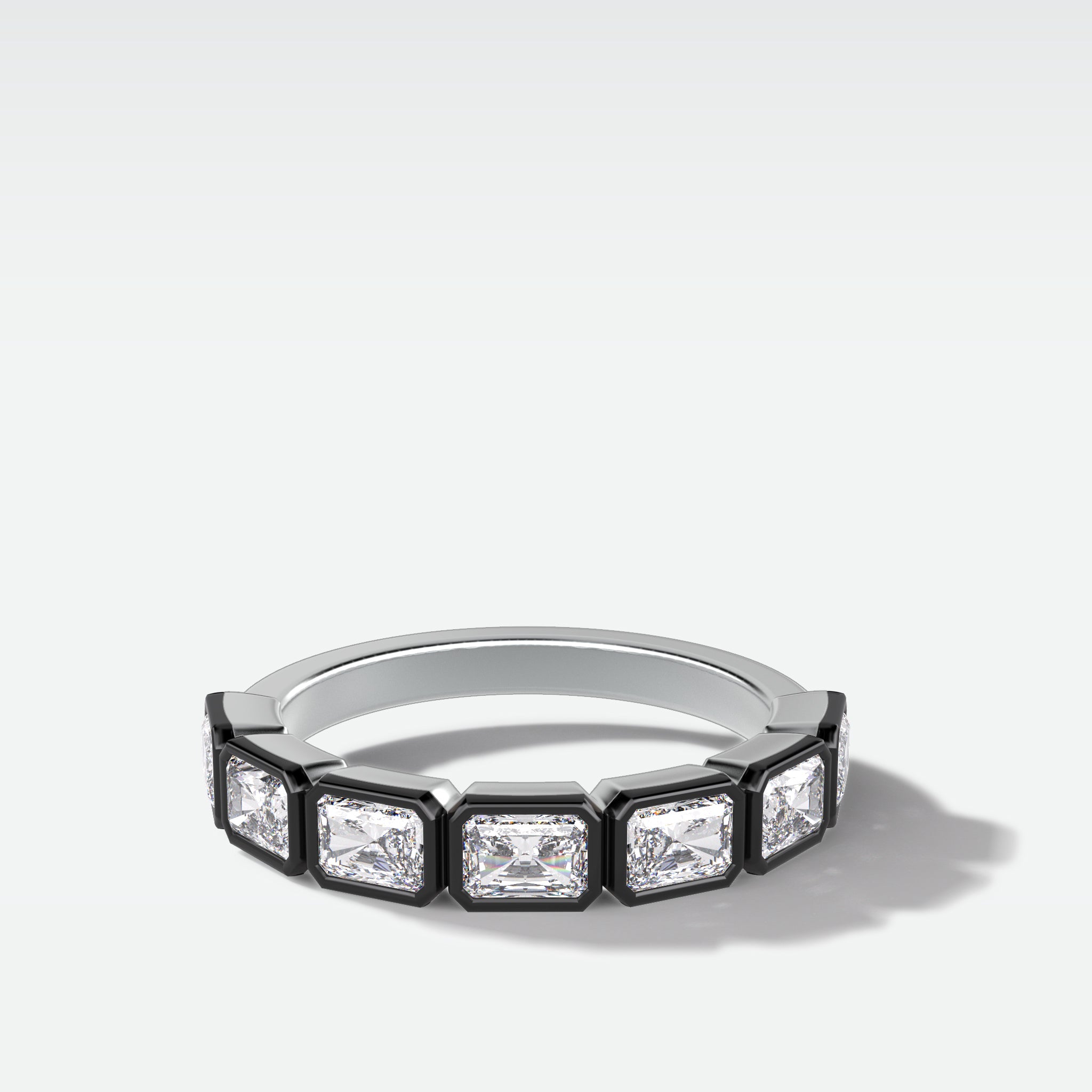 Bezel Set Diamond Wedding Bands | GoodStone