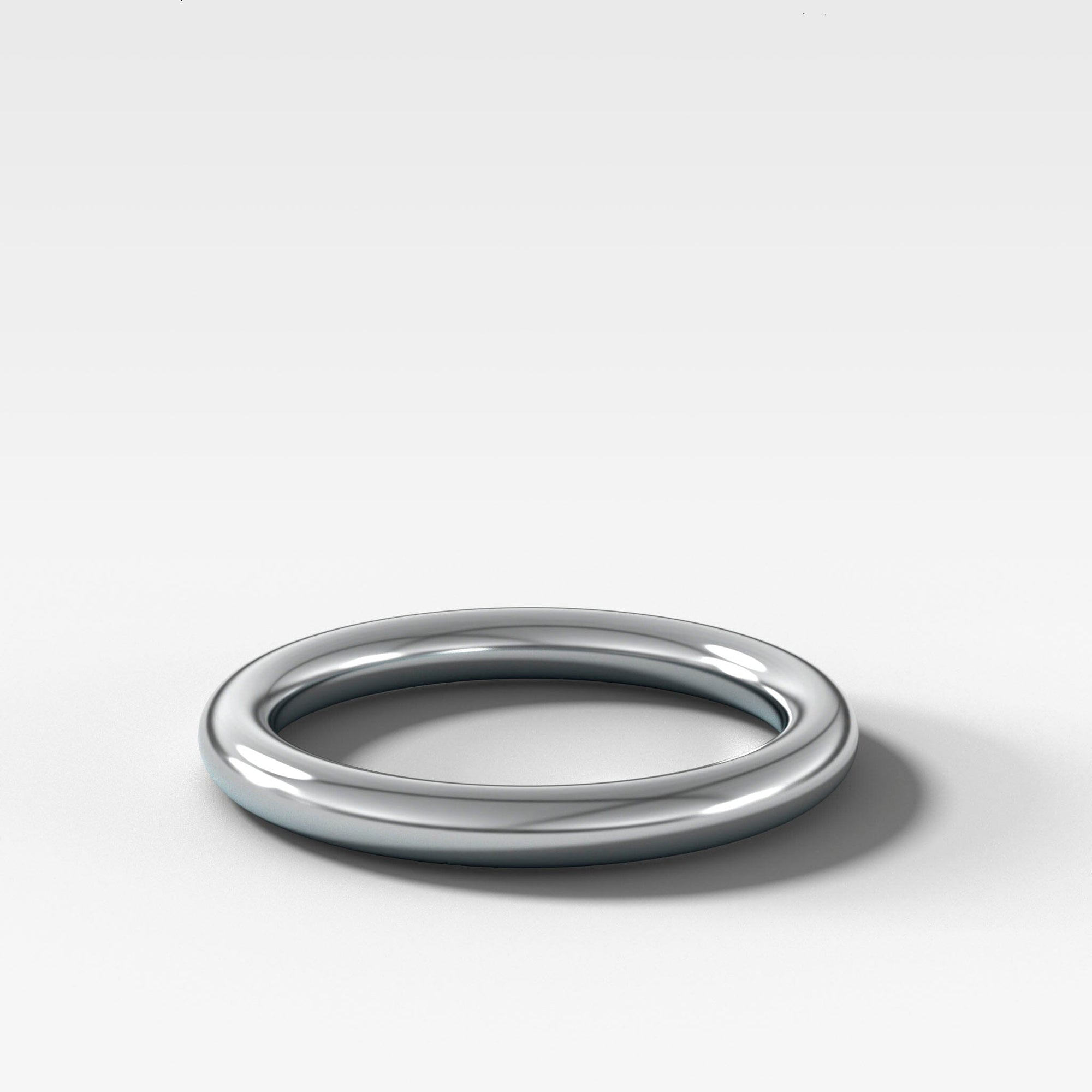 Donut Rounded Wedding Band | GoodStone