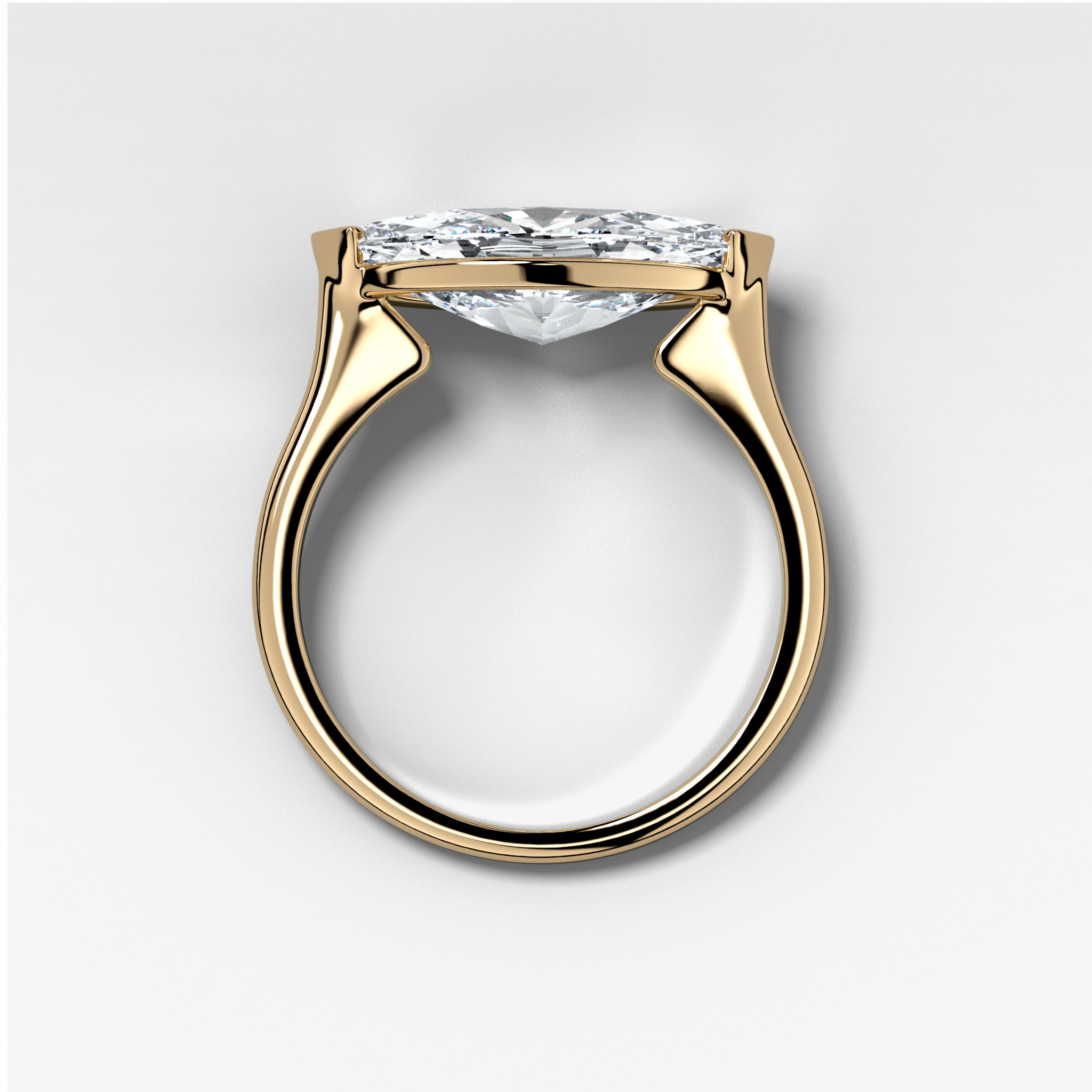 Horizontal Engagement Rings: East West Style | GoodStone