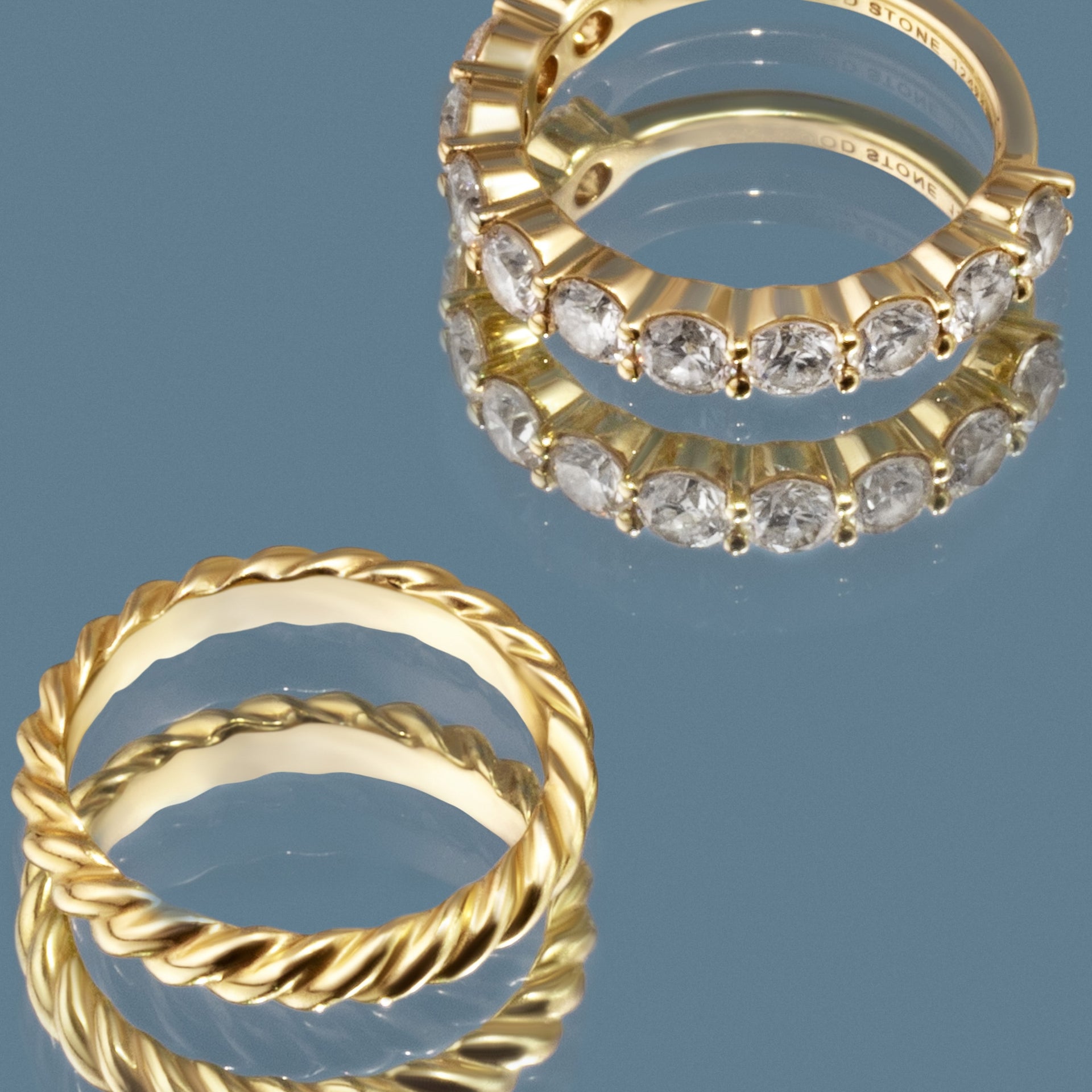 Anillos de compromiso con pavé: compre anillos con pavé de diamantes ...