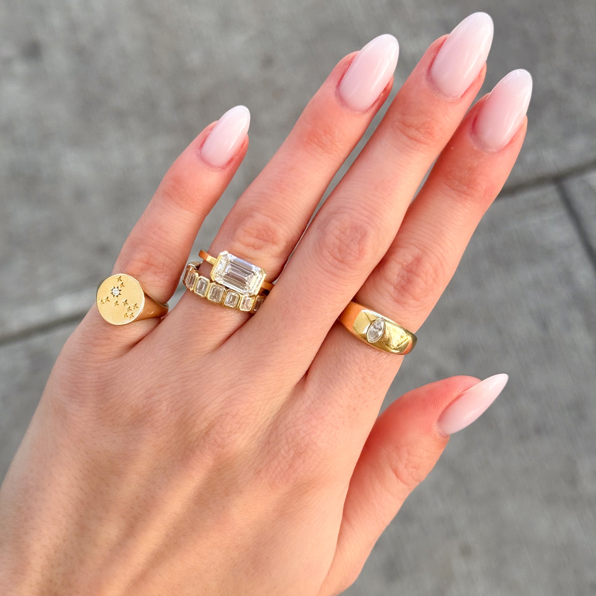 Starry Night Signet Ring | GOODSTONE