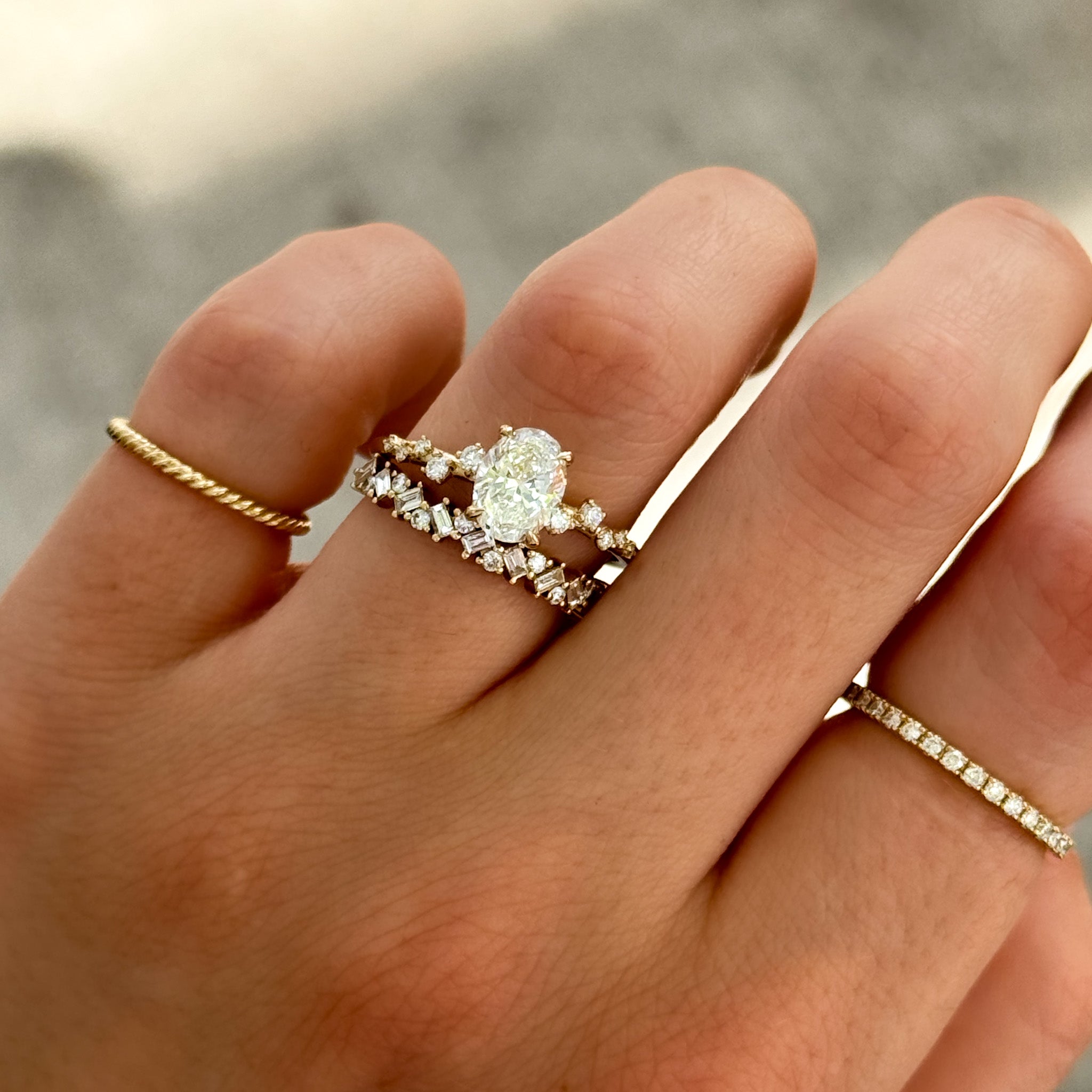 Baguette Wedding Bands: Diamond, Gold & Sapphire | GoodStone