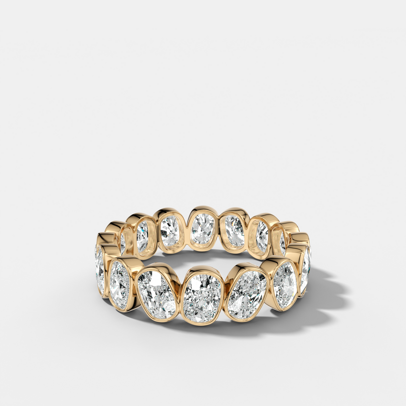 Bezel Set Diamond Wedding Bands | GoodStone