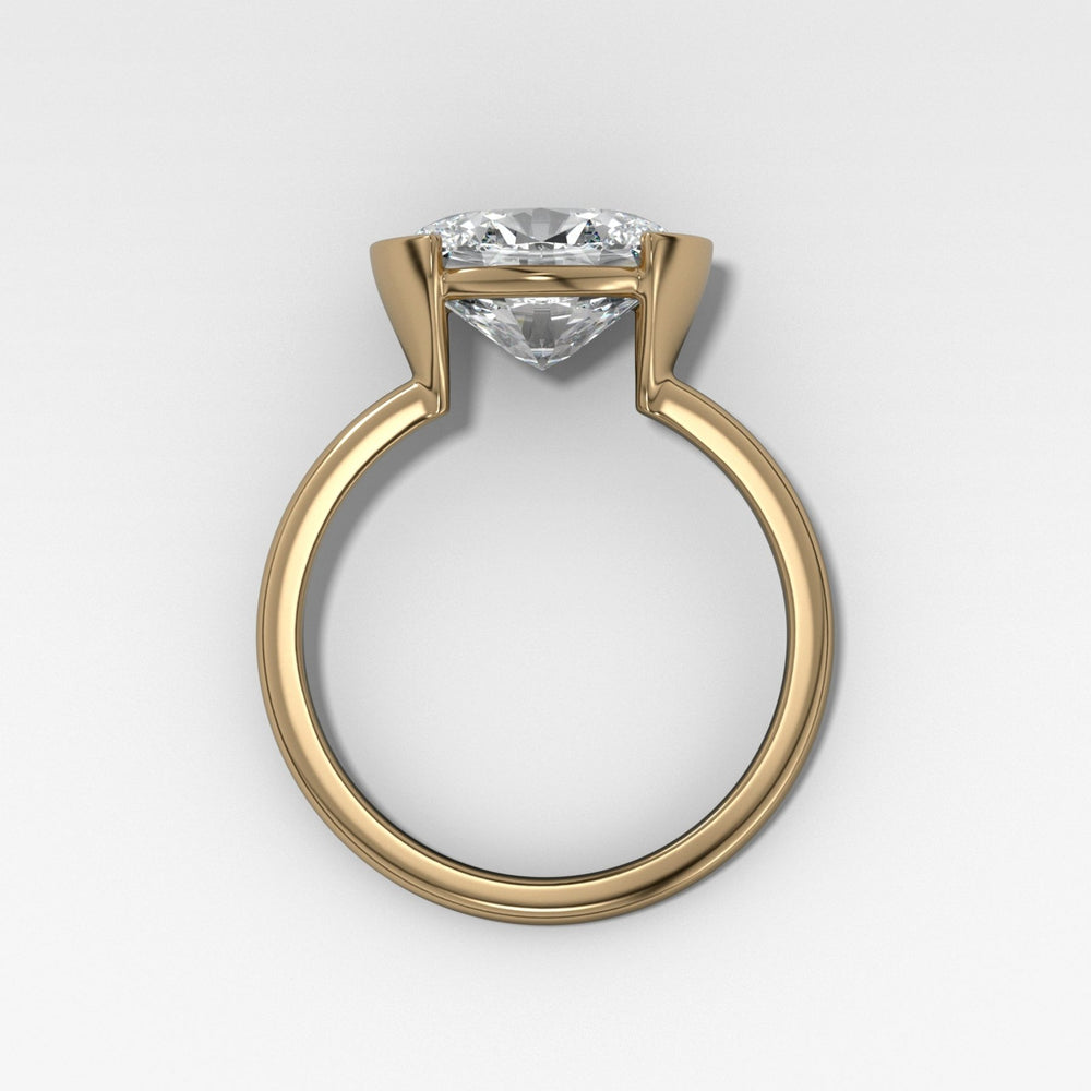 Horizontal Engagement Rings: East West Style | GoodStone Tagged "Oval"