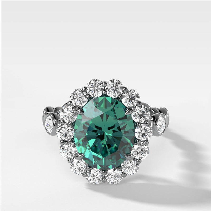 Solar Petal Engagement Ring | GOODSTONE