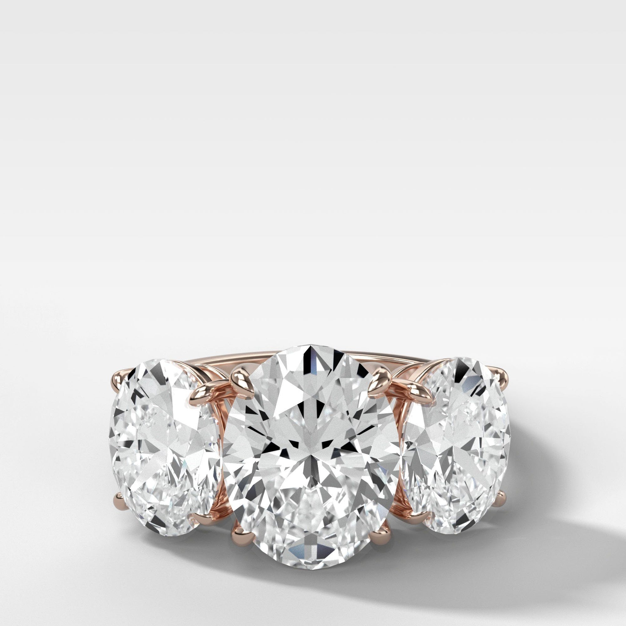Triad Ring With Oval Cut | Good Stone - GOODSTONE