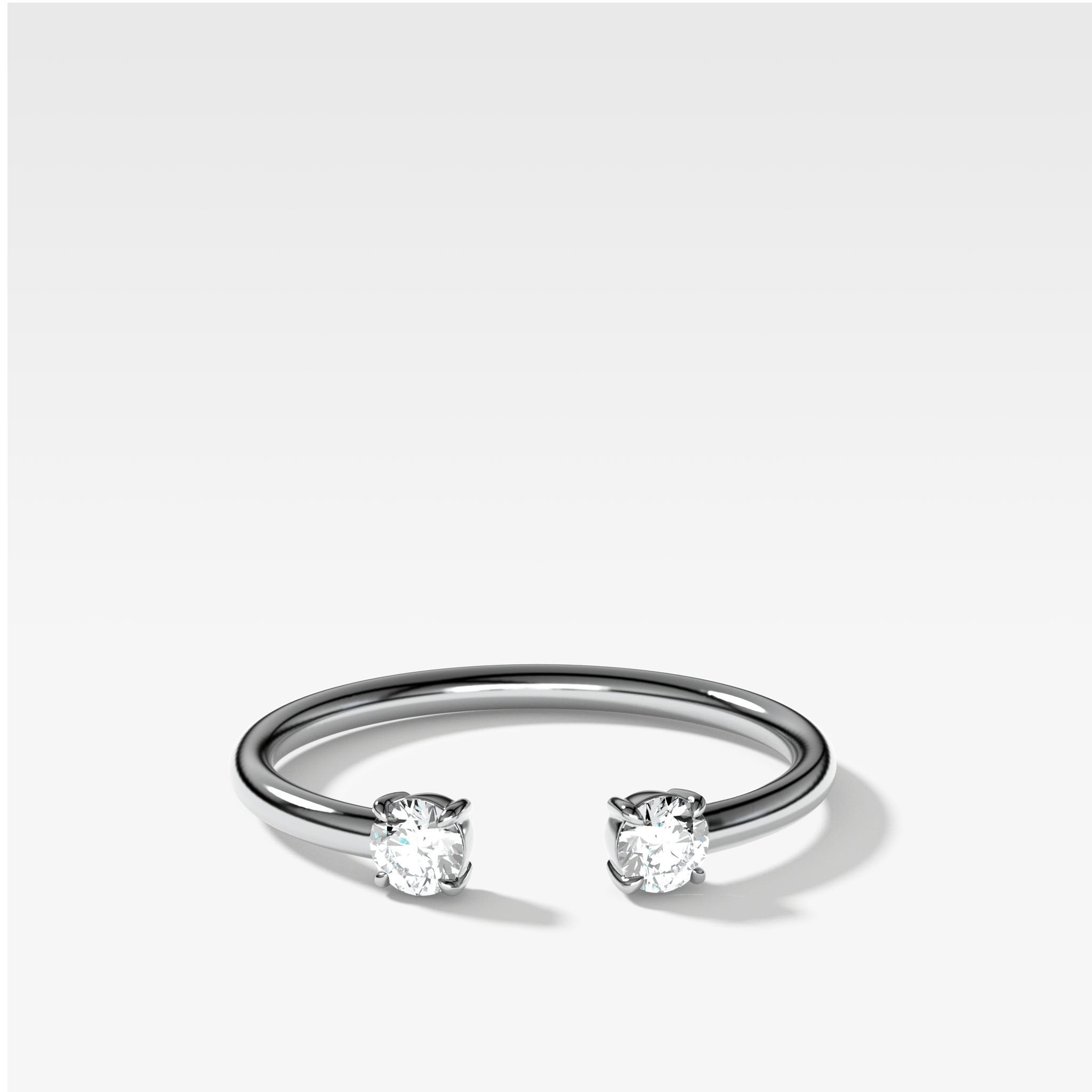Claw Diamond Band: Negative Space Ring | GoodStone