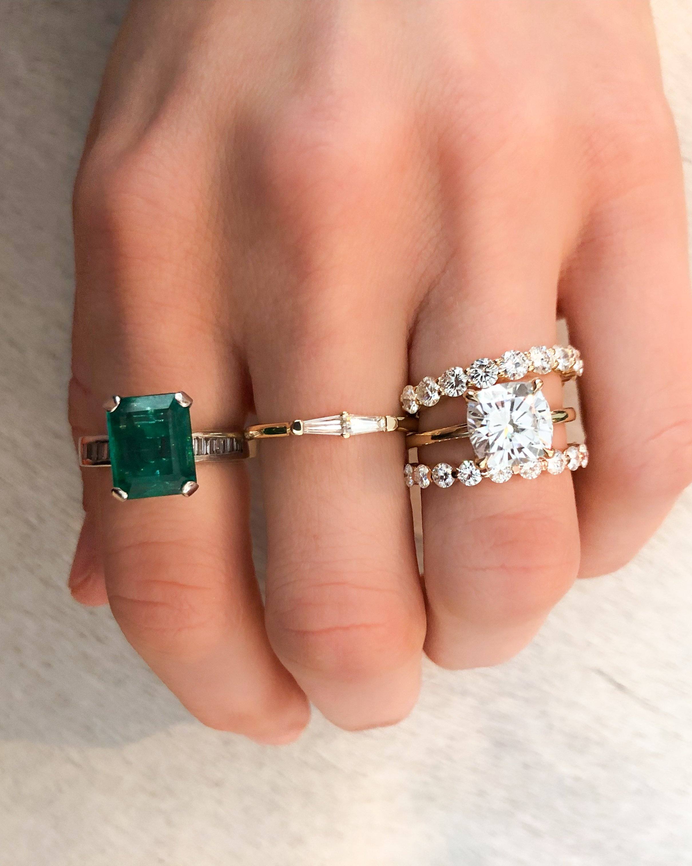 Petite Tapered Baguette Stacker | Good Stone | GOODSTONE